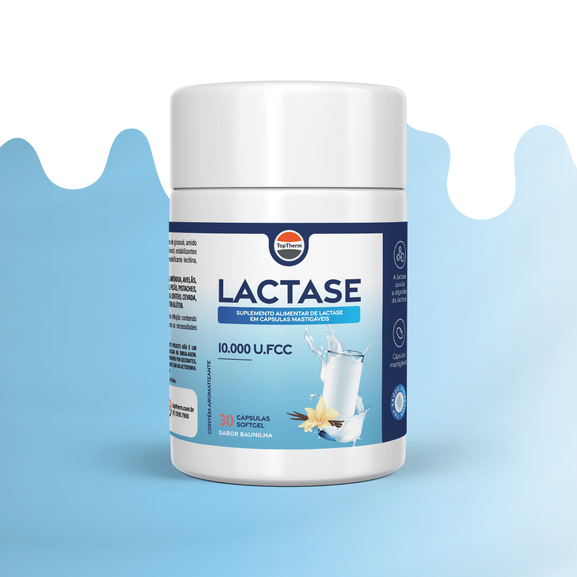 Lactase 30 Cápsulas SoftGel | TopTherm - TopTherm